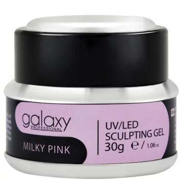 GALAXY PROFESSIONAL
Gradivni kamuflažni gel za nadogradnju noktiju - UV/LED Milky Pink