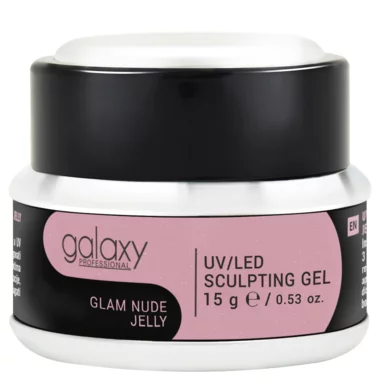 GALAXY PROFESSIONAL
Gradivni kamuflažni gel za nadogradnju noktiju - UV/LED Glam Nude Jelly