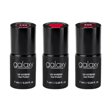 GALAXY PROFESSIONAL
Set trajnih lakova za nokte UV/LED Hybrid - Lady in Red