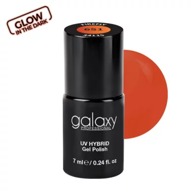 GALAXY PROFESSIONAL
GLOW IN THE DARK - trajni lak za nokte UV/LED Hybrid 7 ml