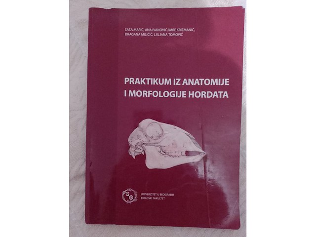 Praktikum iz anatomije i morfologije hordata, Saša Mari