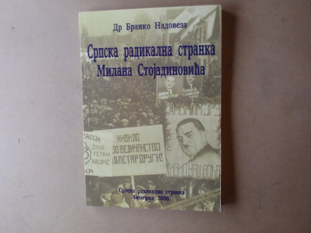 Branko Nadoveza - SRPSKA RADIKALNA STRANKA  MILANA STOJ