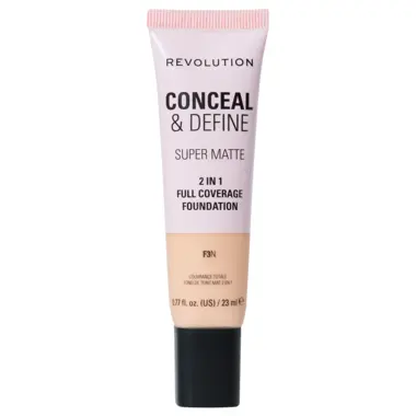 MAKEUP REVOLUTION
Tečni puder - Conceal & Define Super Matte
