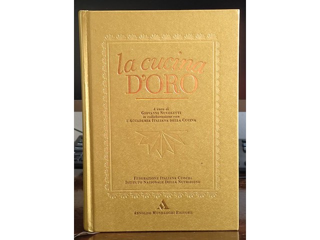 LA CUCINA D`ORO - Giovanni Nuvoletti  ITALIJANSKI KUVAR