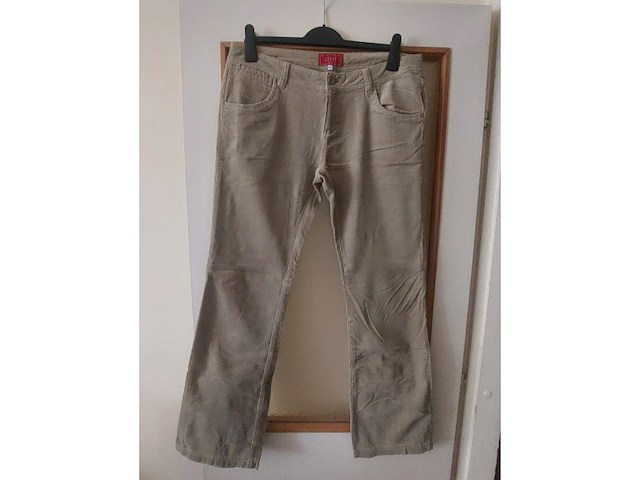 Zelene somot pantalone L