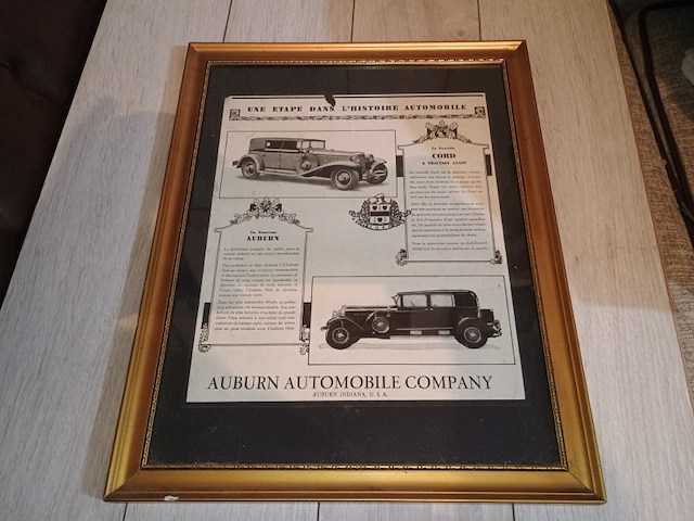 Auburn Automobile Company-Indiana USA