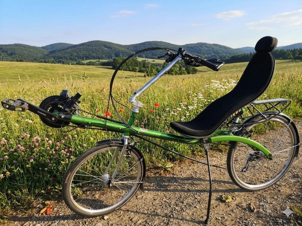 Recumbent M5, rekumbent, kao nov, ležeći bicikl