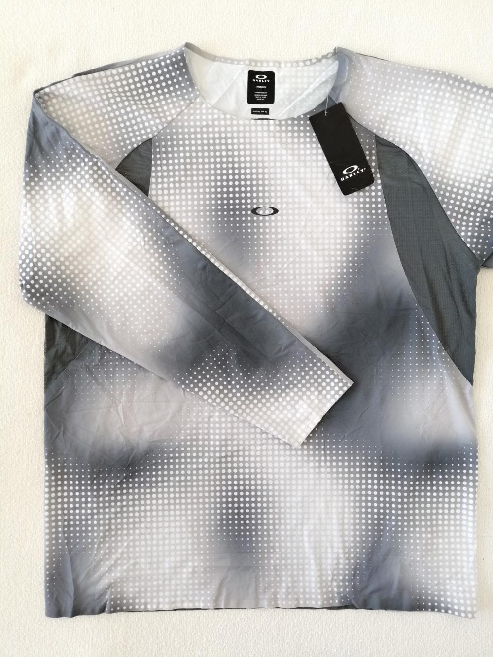 Dres OAKLEY M LS Top Organic Spots Grey, NOV