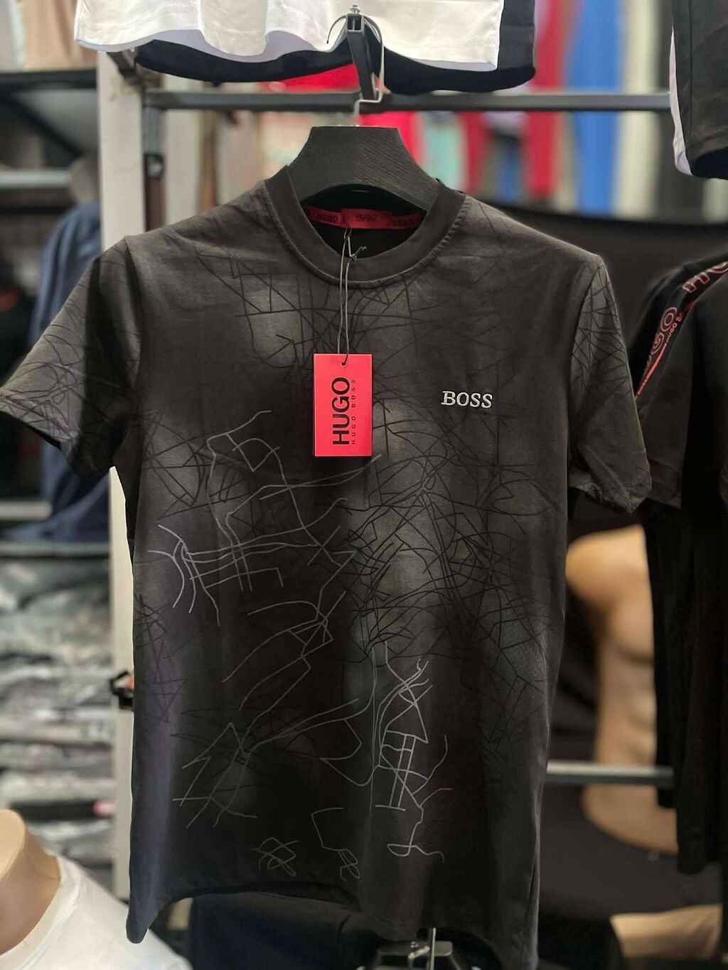 Men's T-shirt Hugo Boss, bоја - Šareno