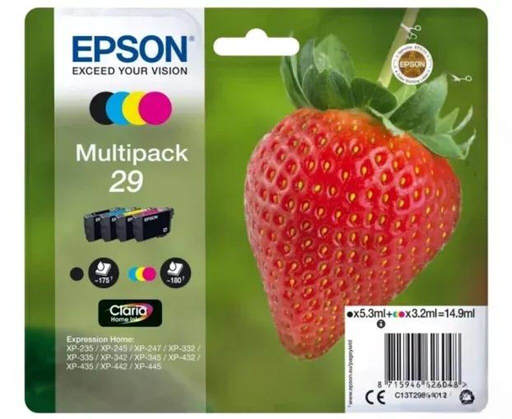 Epson Multipack 29 – Claria Home Ink, originalni set patrona za