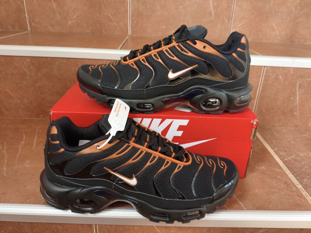 Nike Air Max TN Black/Orange Yellow/White Nike Pakovanje! Uzivo su