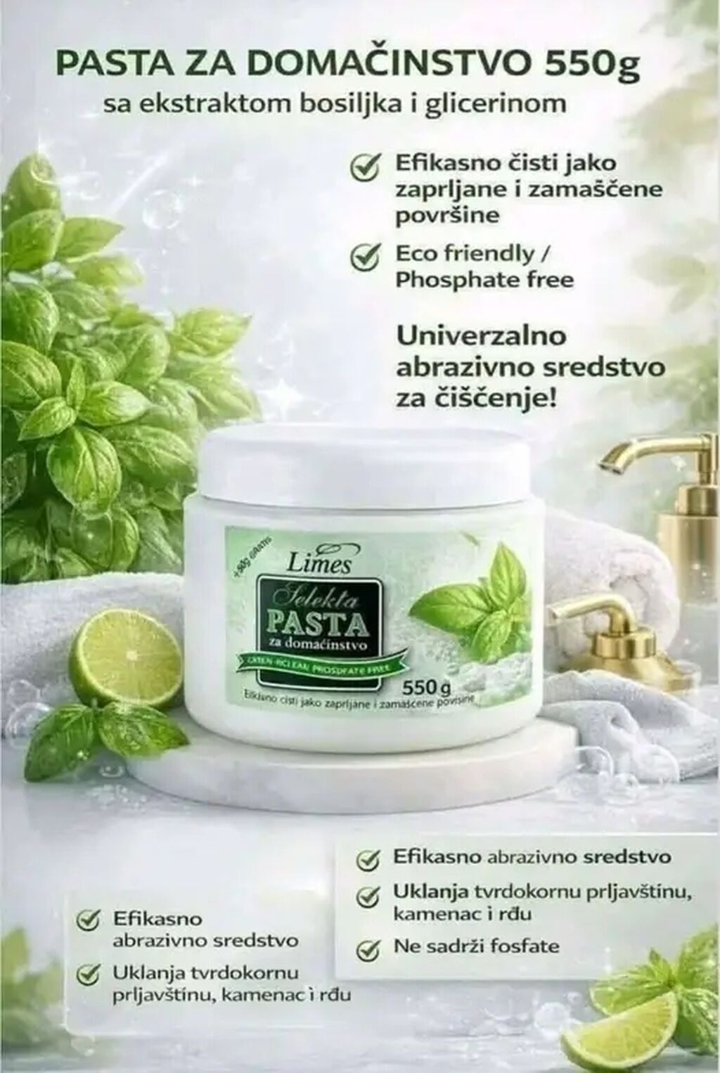 ✨ Limes pasta za domaćinstvo ✨ Jedna pasta – bezbroj rešenja u vašem