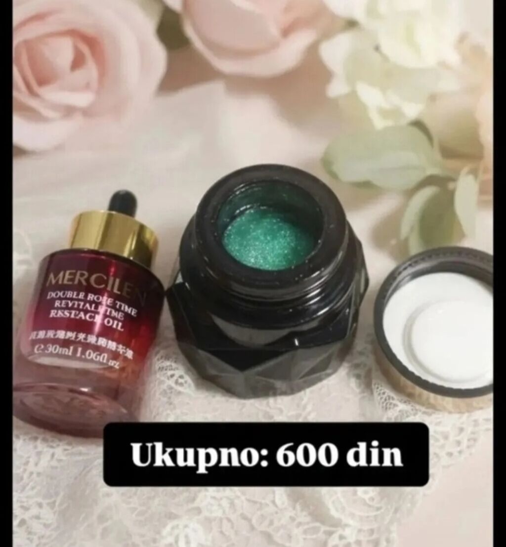 Set za negu i šminku lica - MERCILEY Double Rose Time Revitalizing