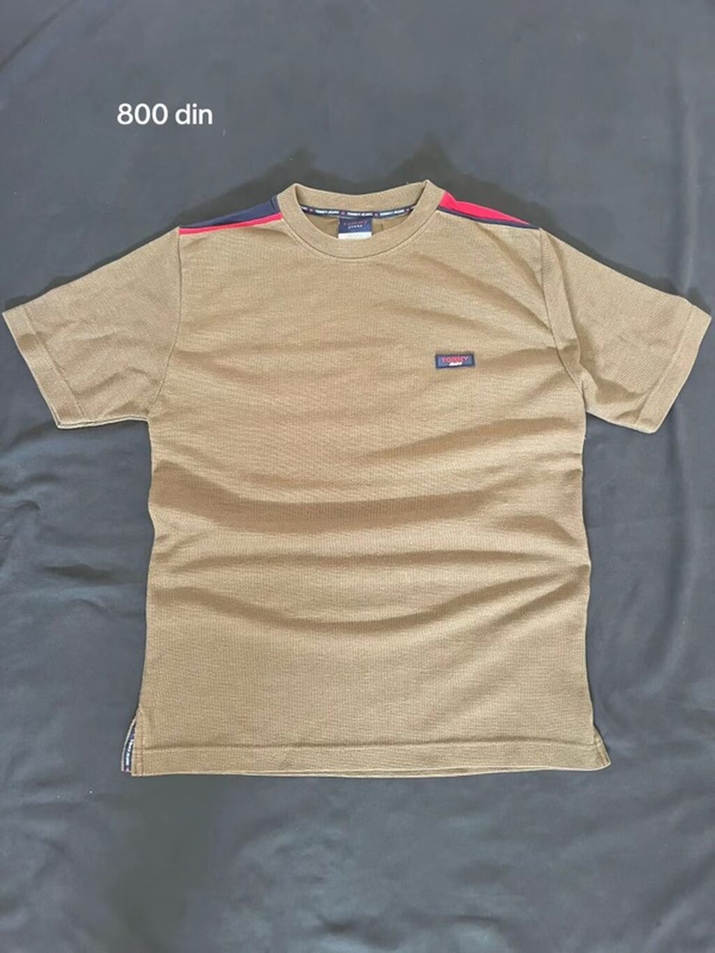 Men's T-shirt Tommy Hilfiger, bоја - Maslinasto zelena