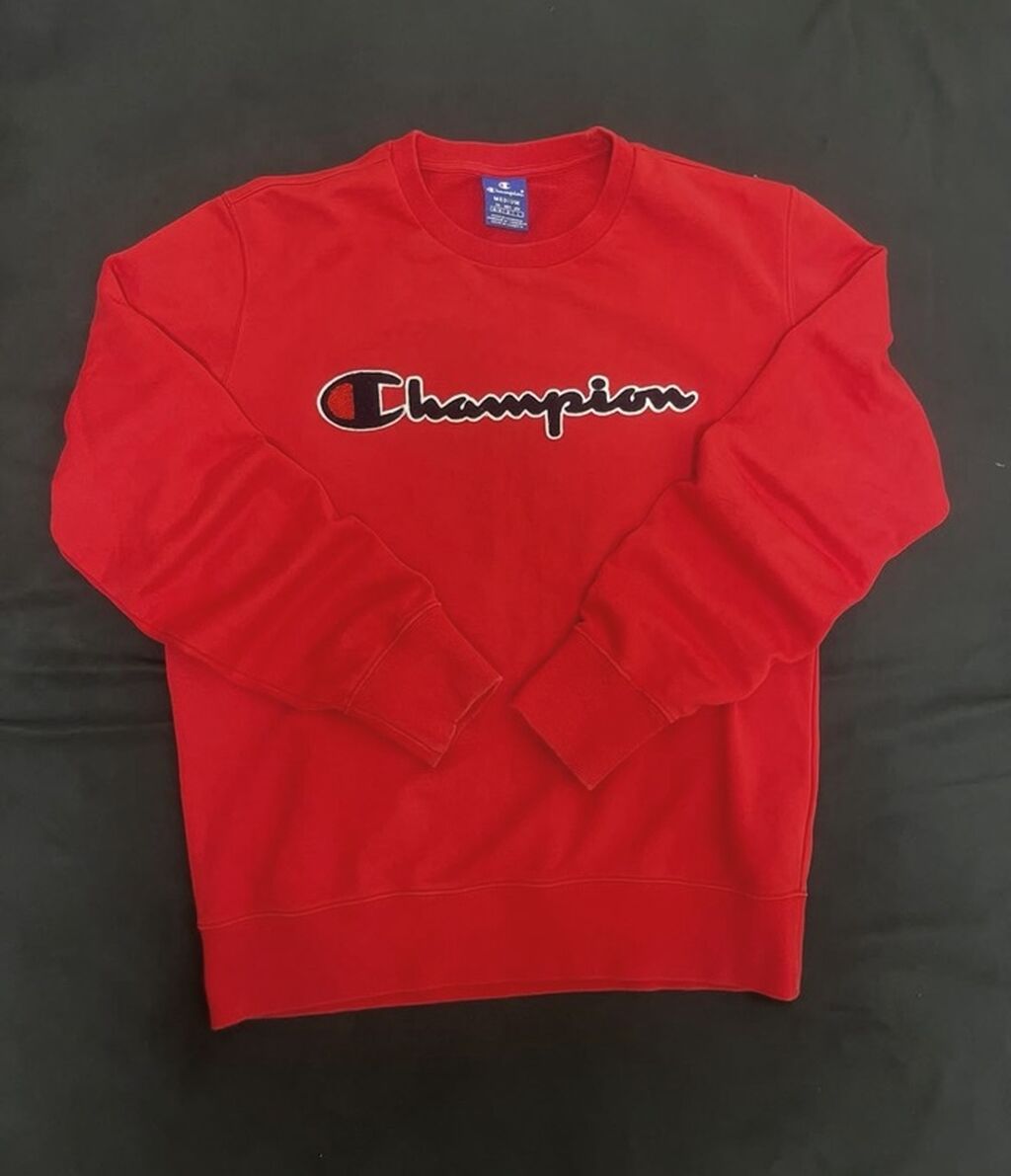 Champion crveni duks sa rundekolom (crewneck) - Model: Champion