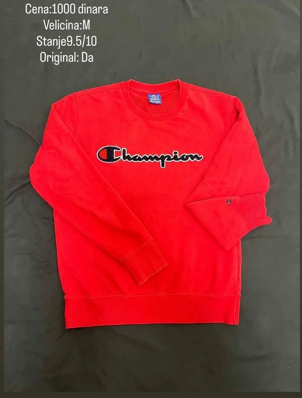 Champion dukserica – crvena - Brend: Champion (original) - Model