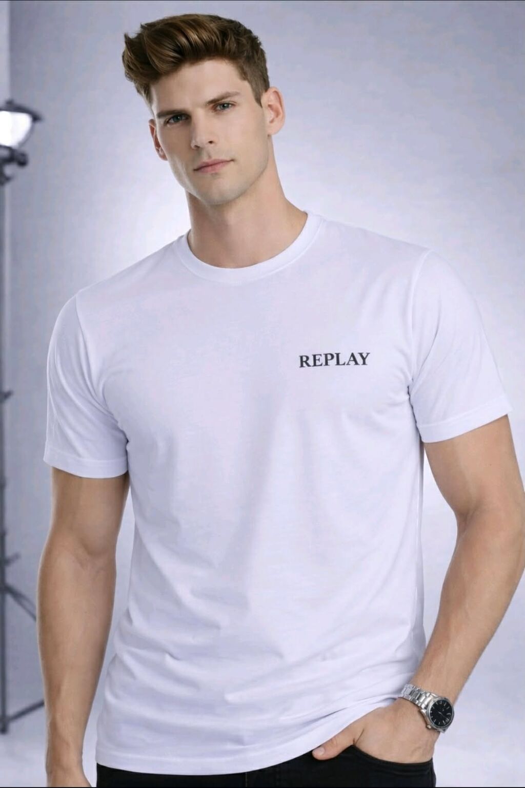 Men's T-shirt bоја - Bela