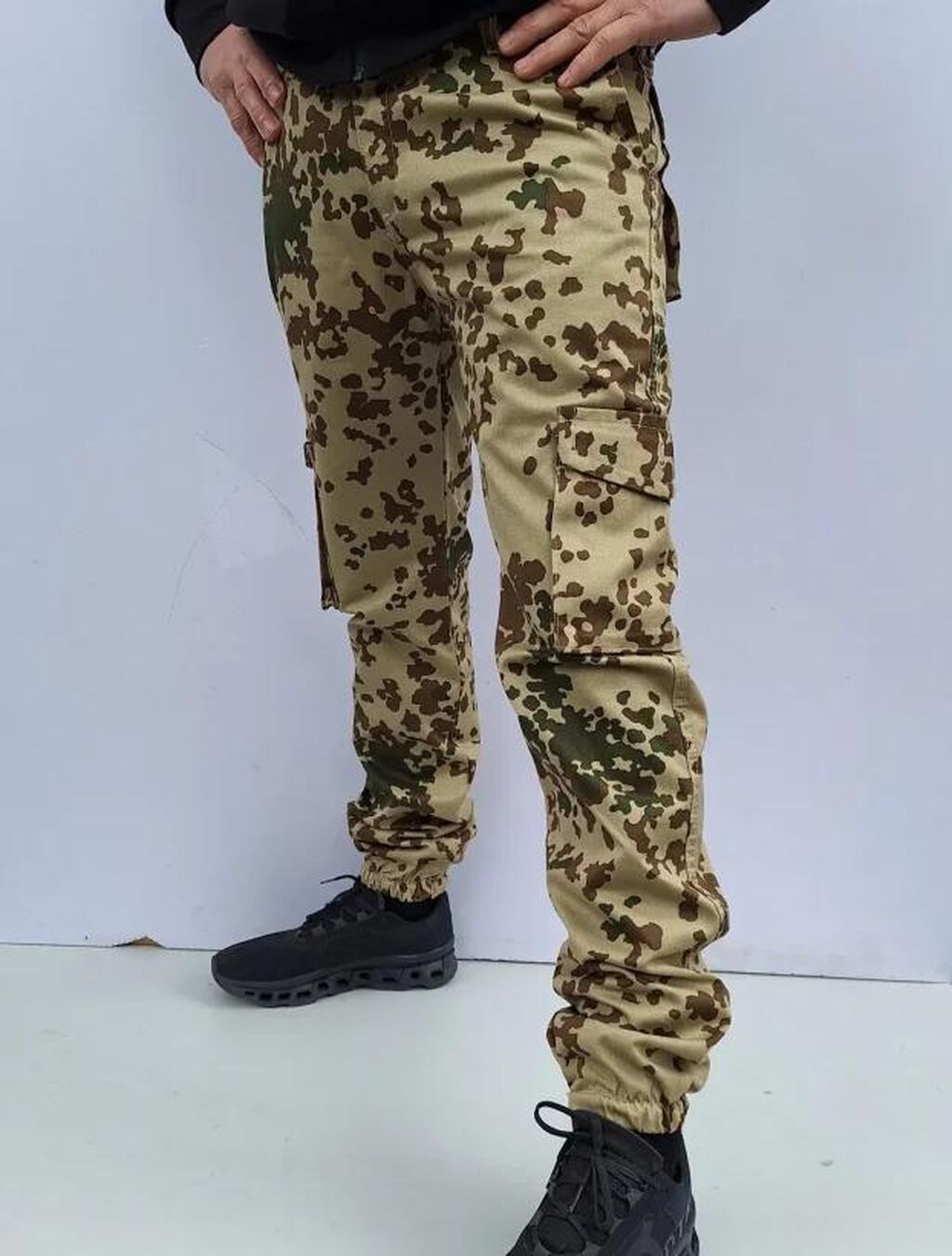 Muške taktičke cargo pantalone – Flecktarn kamuflaža - Uzorak