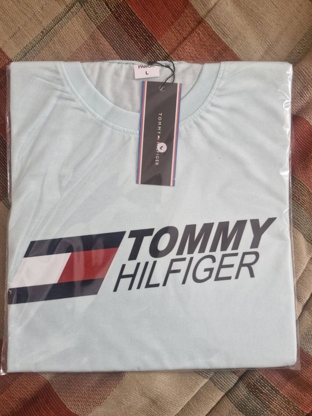 Men's T-shirt Tommy Hilfiger, bоја - Svetloplava