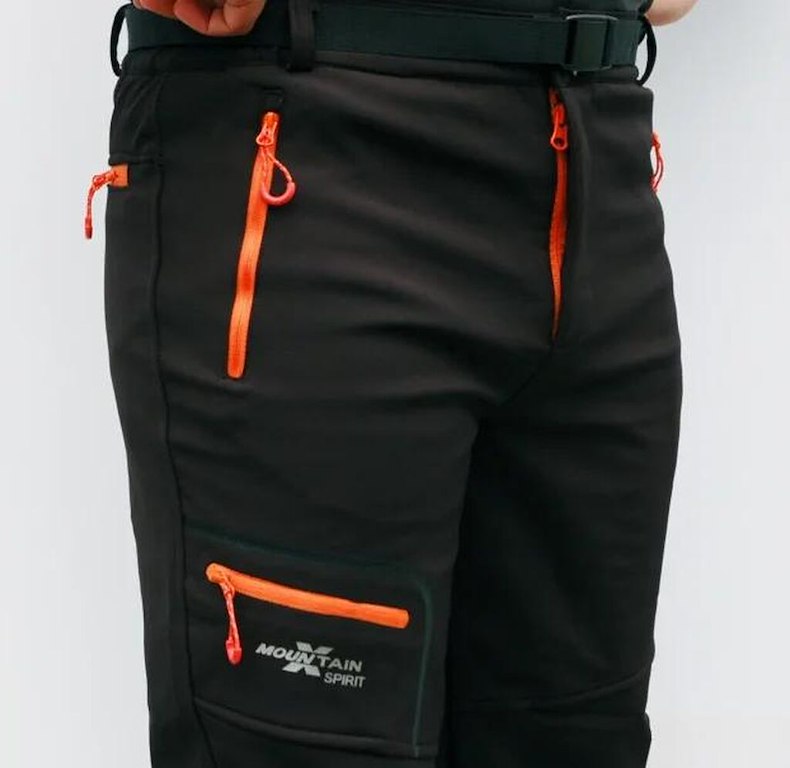 Muške planinarske/trekking pantalone – Mountain X Spirit - Materijal