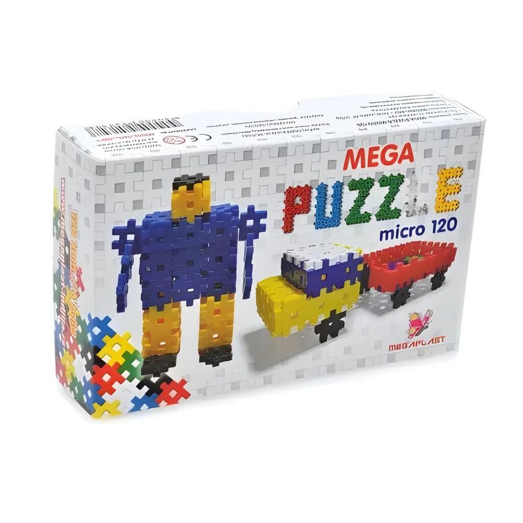 Mega Puzzle Micro 120 – kreativan set konstruktorskih elemenata - Set