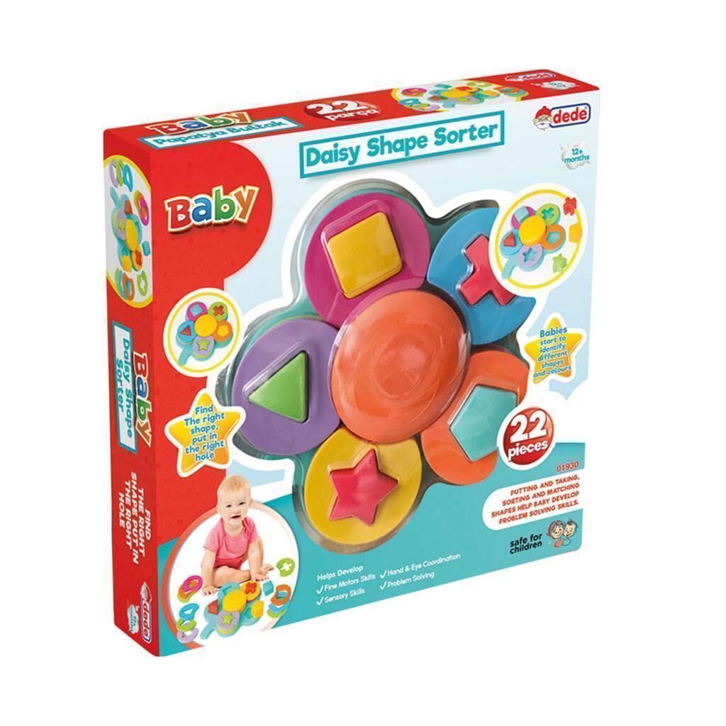 Sorter oblika “Daisy Shape Sorter” – Dede - Edukativna igračka za