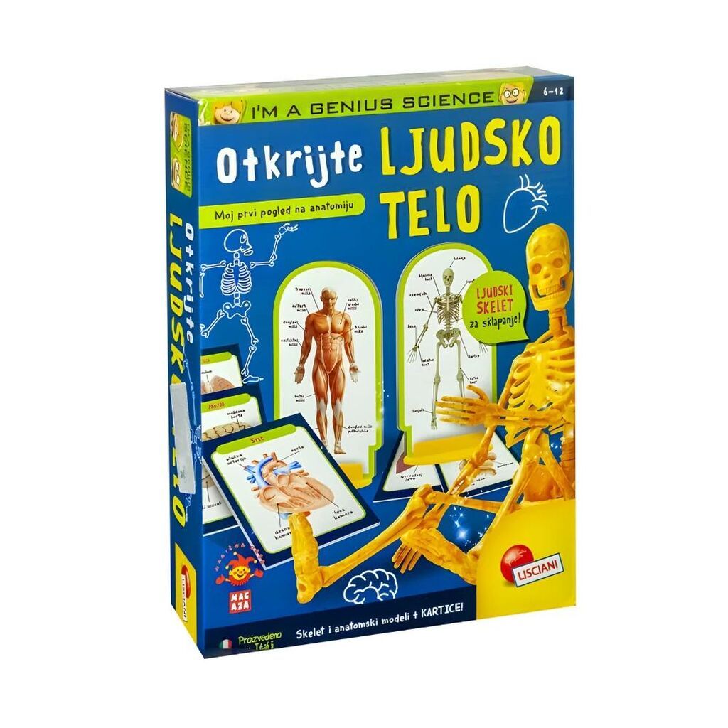 Igračko-edukativni set “Otkrijte ljudsko telo – I’m a Genius Science”