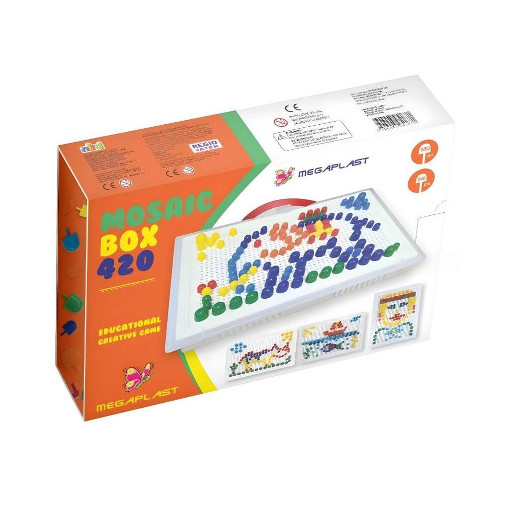 MEGAPLAST Mosaic Box 420 – edukativna kreativna igra - Set za