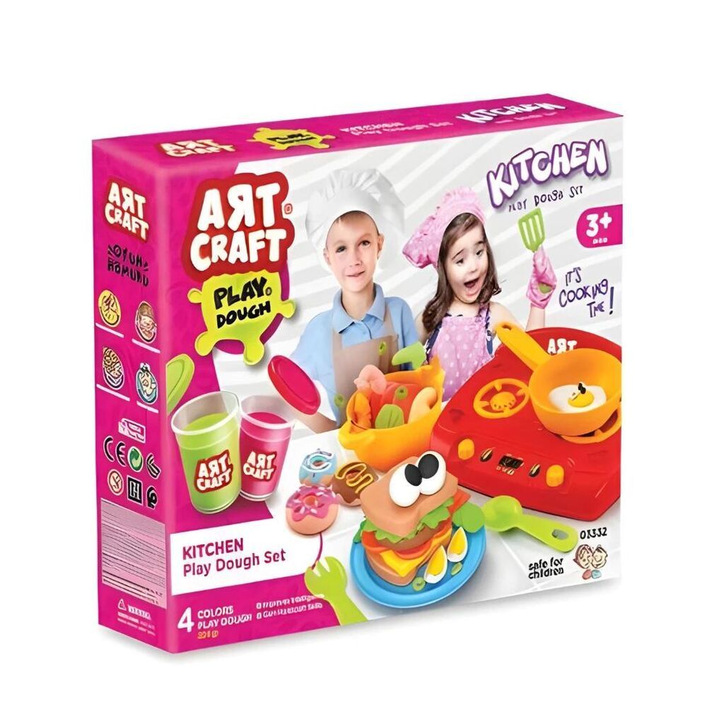 ART CRAFT Play Dough – Kitchen Play Dough Set Kreativni set za