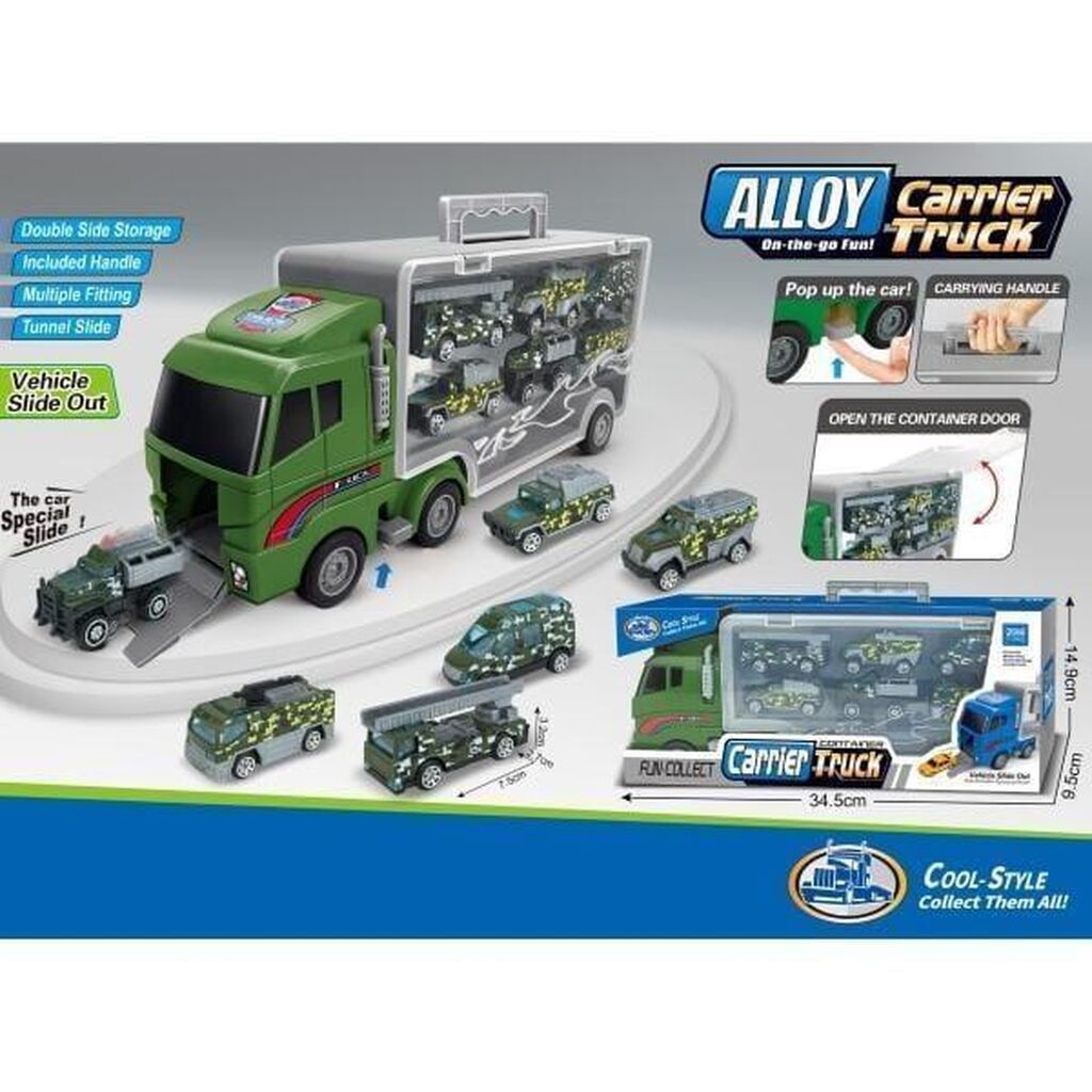 Kolekcionarski set – Alloy Carrier Truck (kamion za transport vozila)