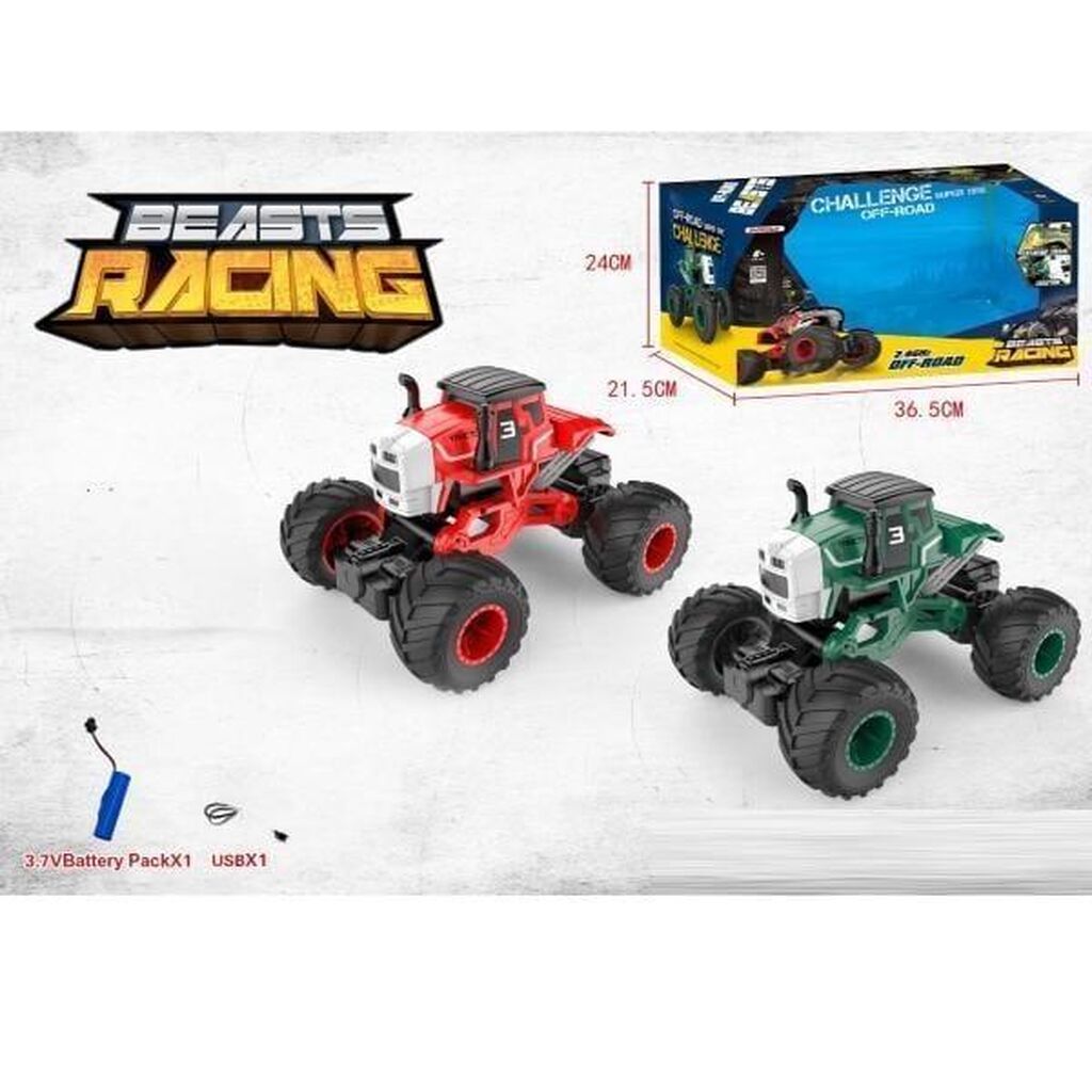 Beasts Racing – daljinski upravljani off-road traktor/monster truck