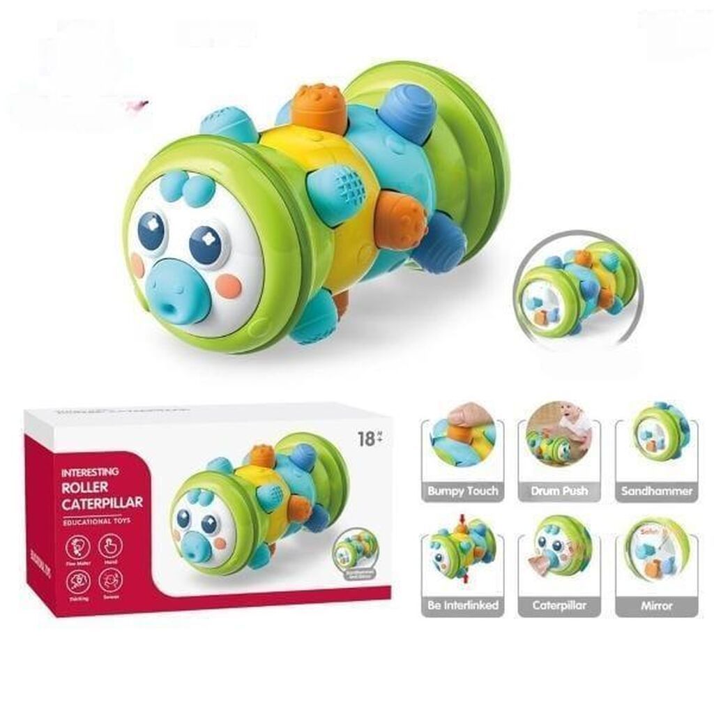 Edukativna igračka „Interesting Roller Caterpillar“ – gusenica na