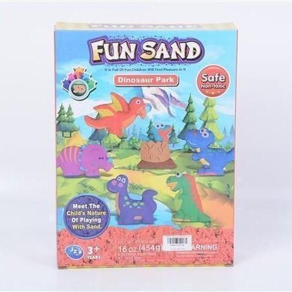 FUN SAND – Dinosaur Park set za igru peskom - Kreativni set sa temom