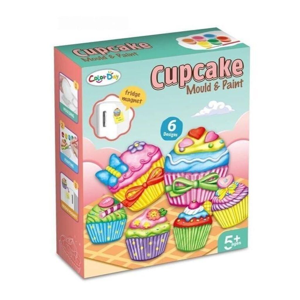 Kreativni set “Cupcake Mould & Paint” – Color Day - Komplet za