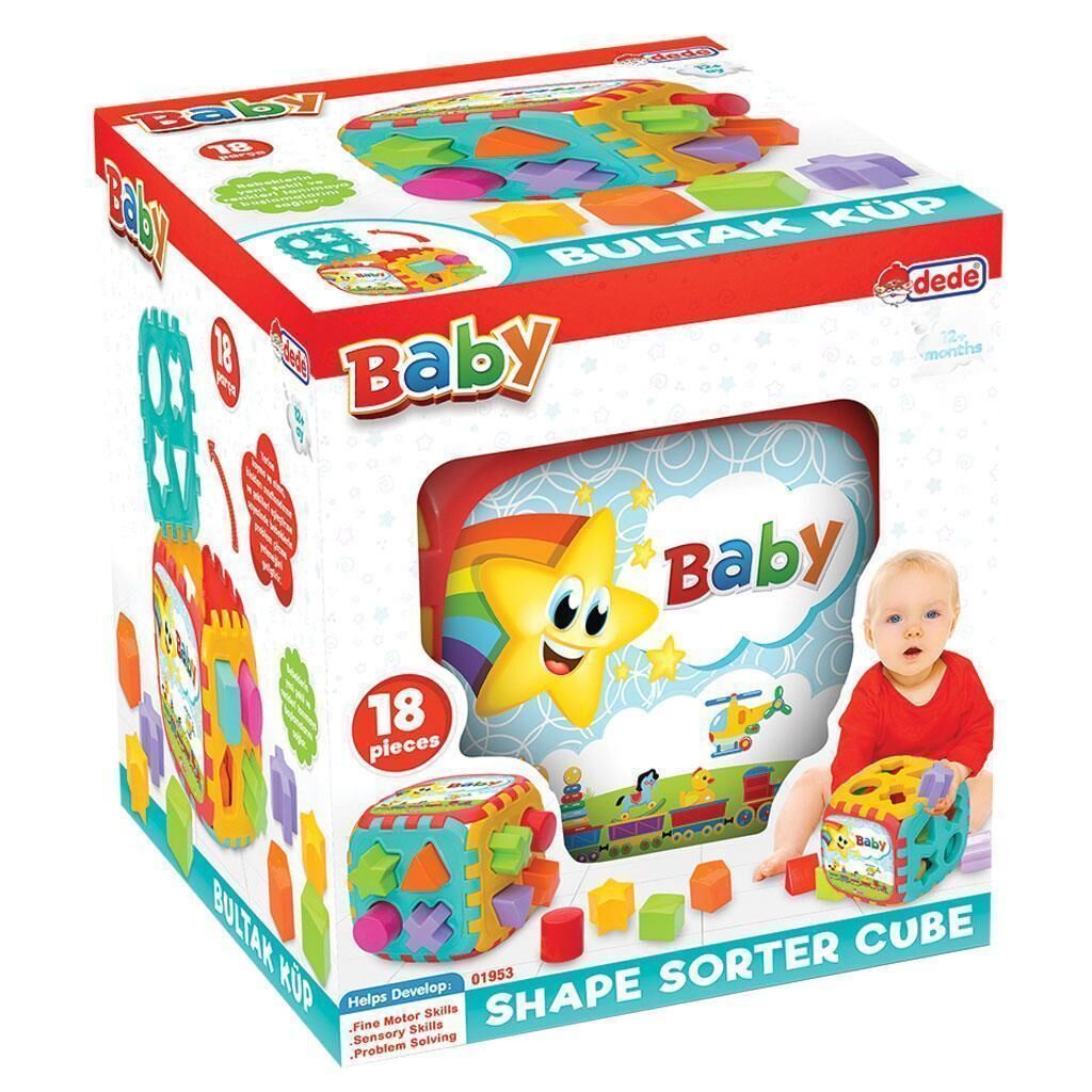 Dede Baby BULTAK KUP – Shape Sorter Cube - Edukativna kocka za