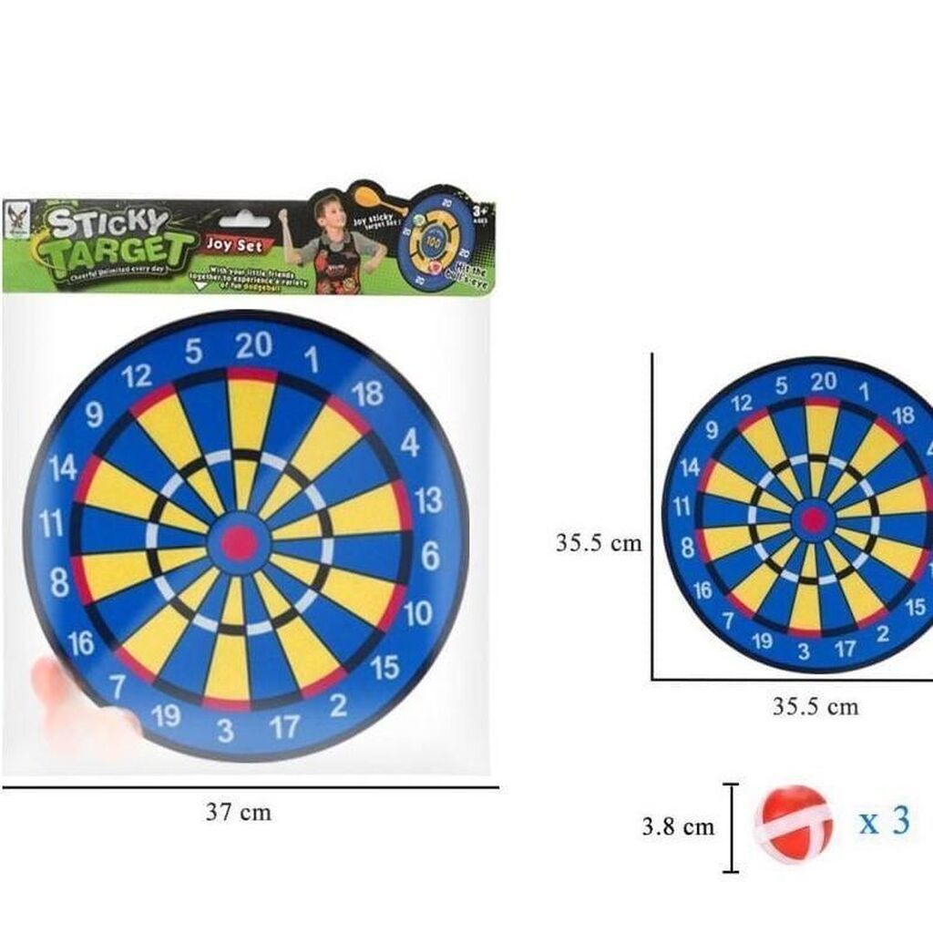 Sticky Target – set za bezbedno gađanje - Okrugla meta prečnika