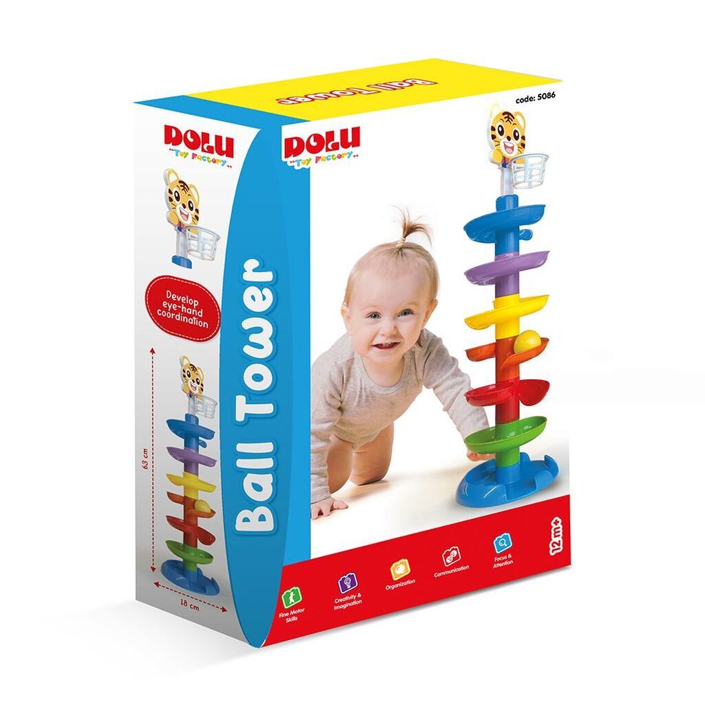 Dolu Ball Tower – toranj za kuglice za bebe i malu decu - Brend: Dolu