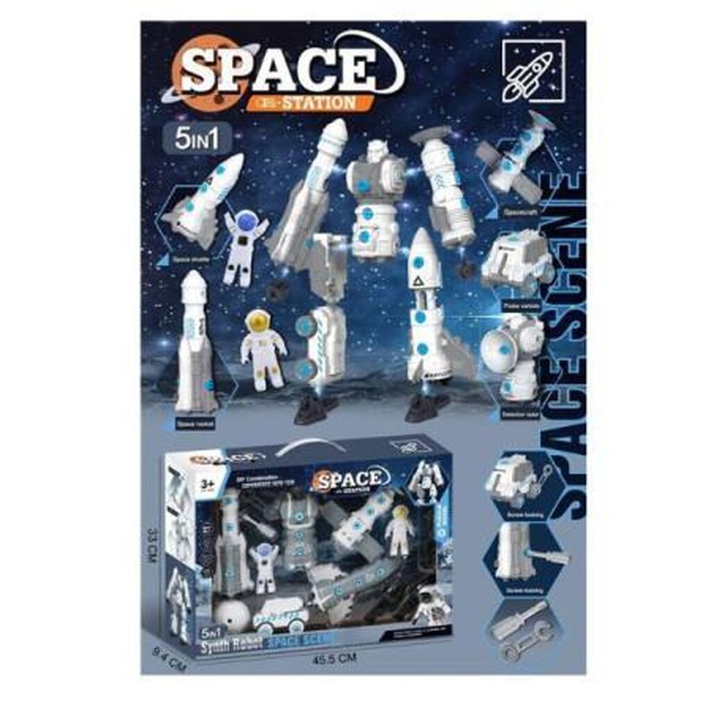 SPACE Station 5u1 – set za igru sa svemirskom scenom - Tematski set