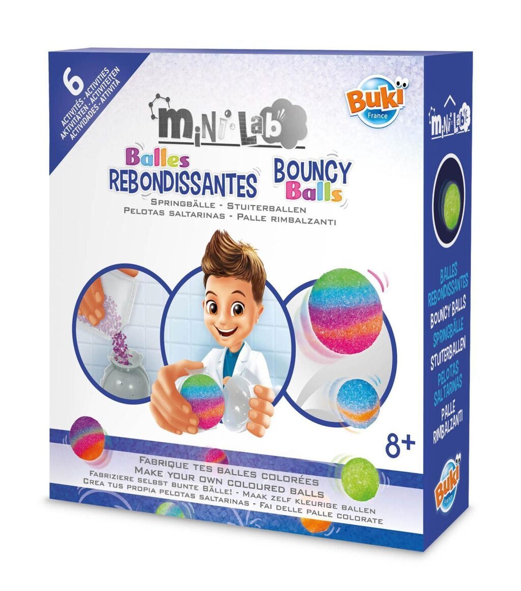 Buki Mini Lab – Bouncy Balls (Balles Rebondissantes) Kreativni set za