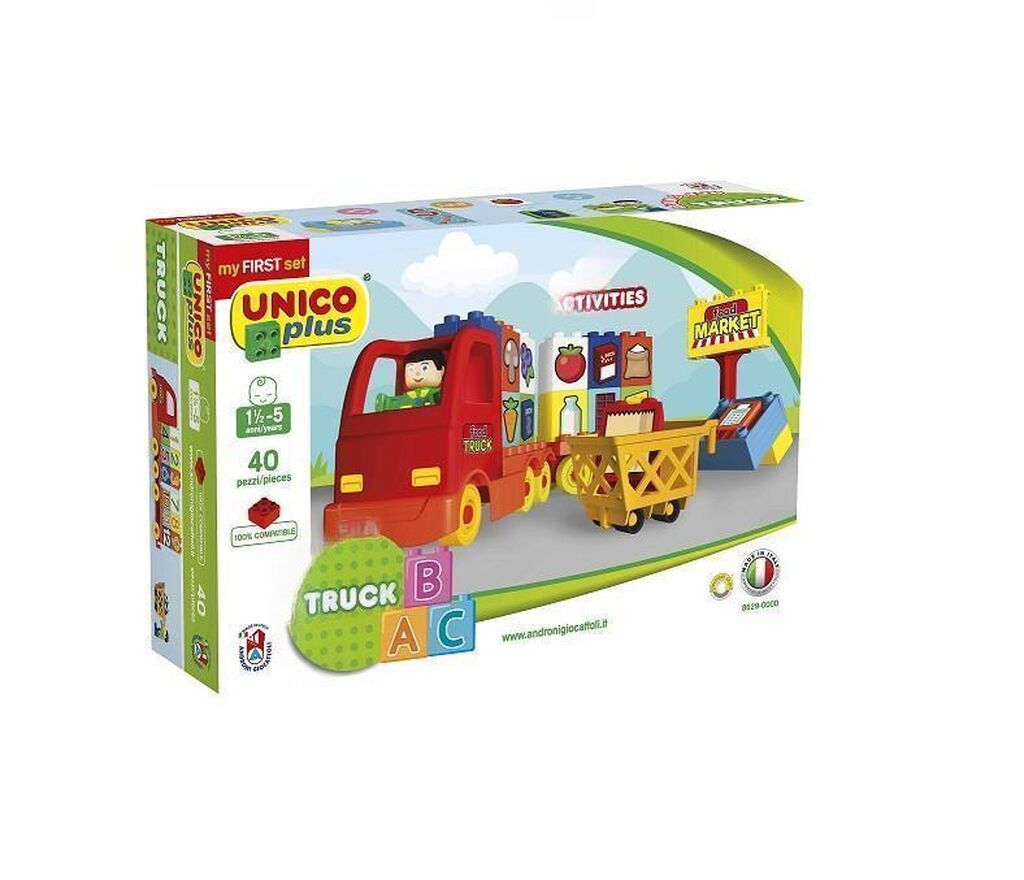 UNICO Plus My First Set – Truck Market, set kockica za najmlađe -