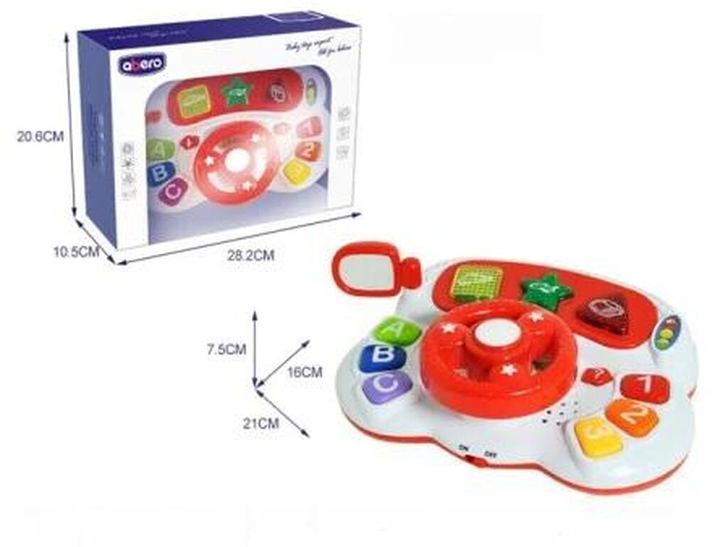 Interaktivni volan za bebe – edukativna muzička igračka - Brend