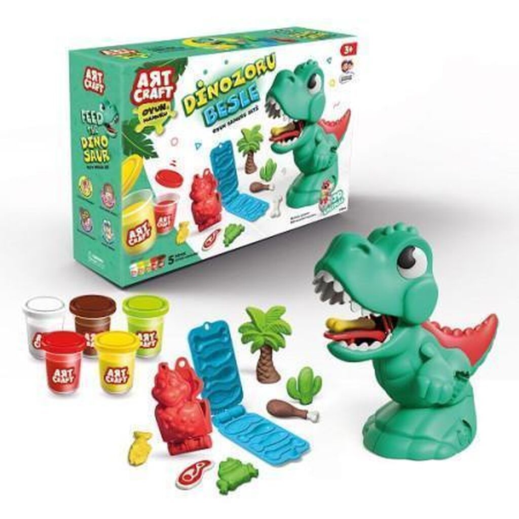Art Craft set „Nahrani dinosaurusa” – kreativni set za modeliranje za