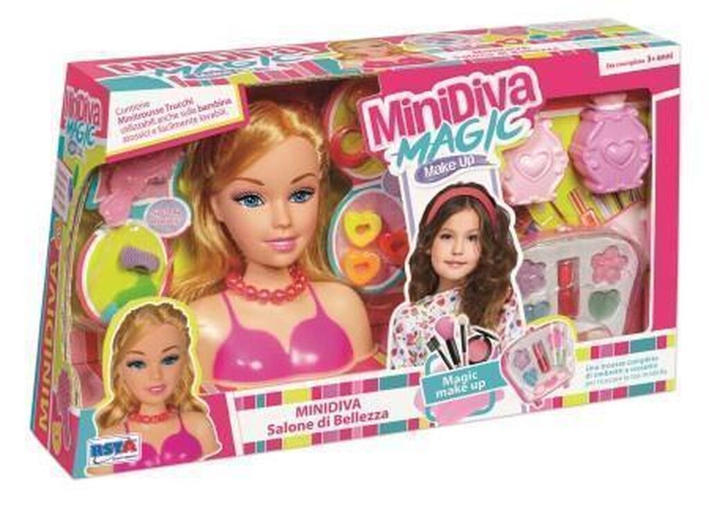 MiniDiva Magic Make Up – komplet za šminkanje i frizuru za decu -