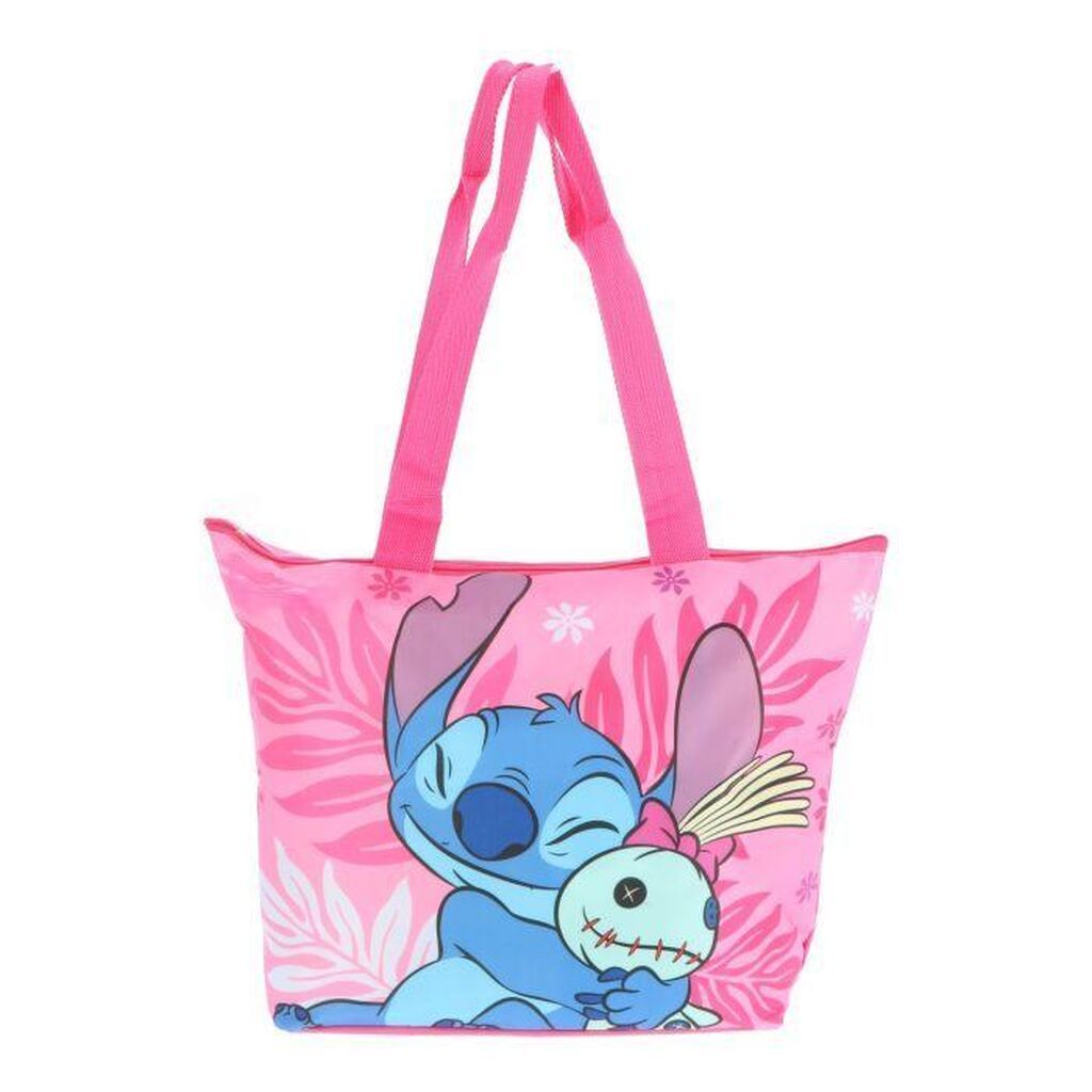 Disney torba za rame/tote sa motivom Sticha (Lilo & Stitch), roze