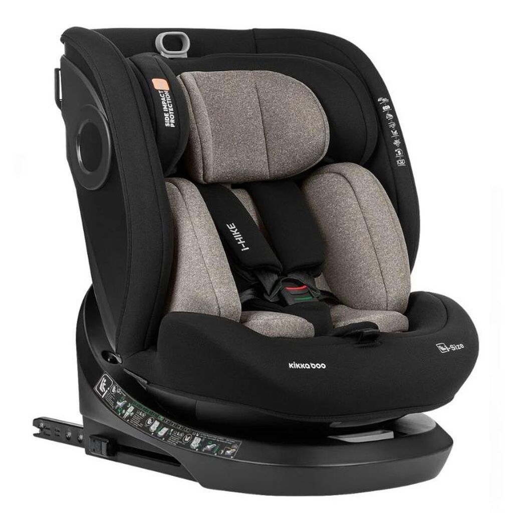 KikkaBoo i-Hike i-Size autosedište sa ISOFIX bazom i rotacijom 360° -