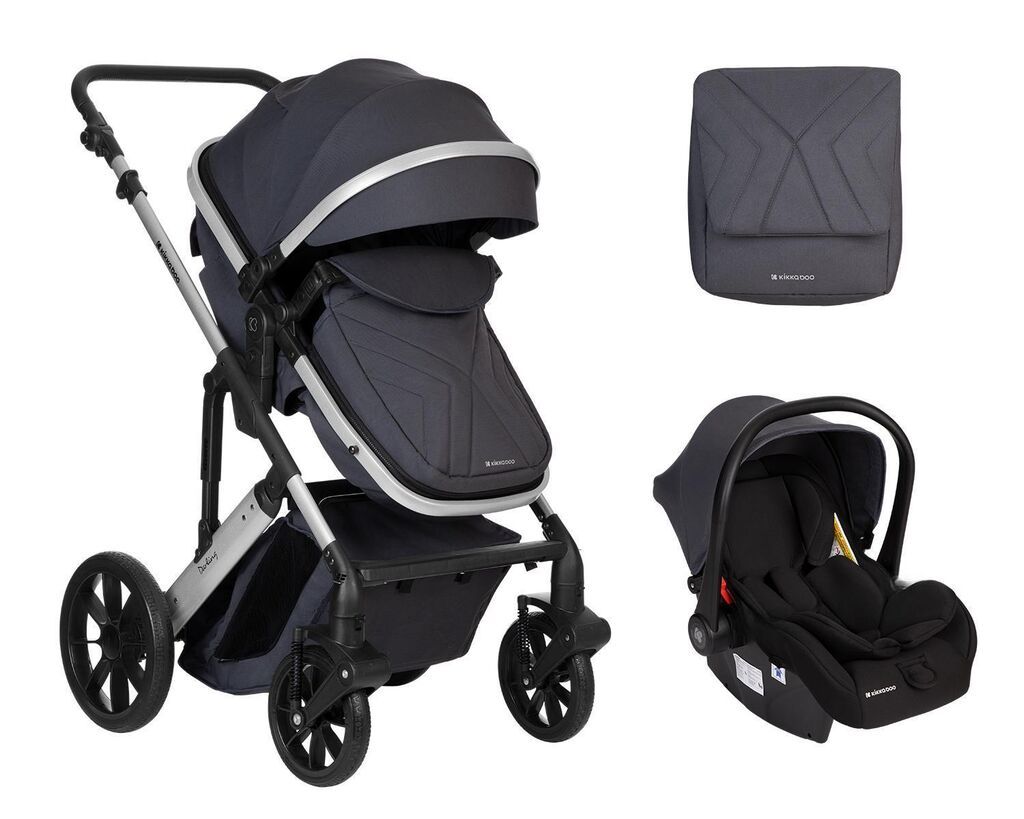 Kikkaboo set za bebe – kolica sa auto-sedištem (3u1/2u1) - Modularni