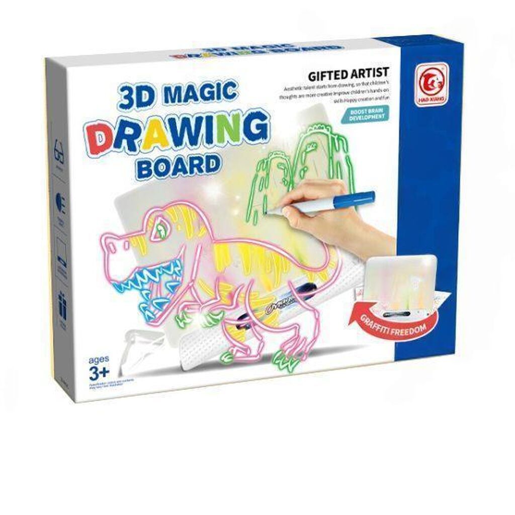 3D Magic Drawing Board – svetleća ploča za crtanje - Kreativna 3D