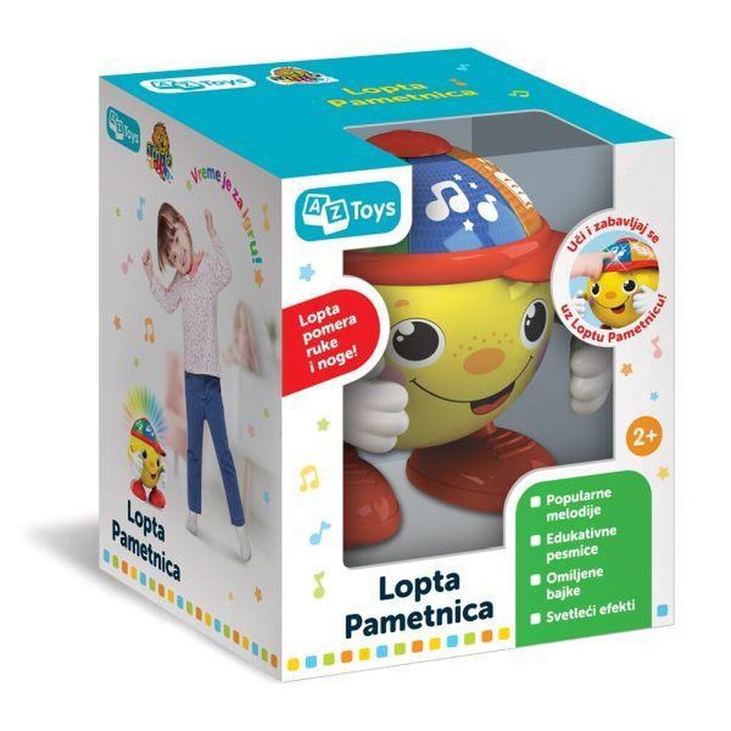 Lopta Pametnica – interaktivna igračka za decu 2+ - Brend: A Z Toys -
