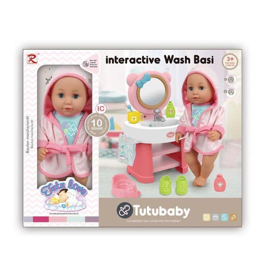 Interaktivna lutka sa kupatilskim setom – Tutubaby “Interactive Wash