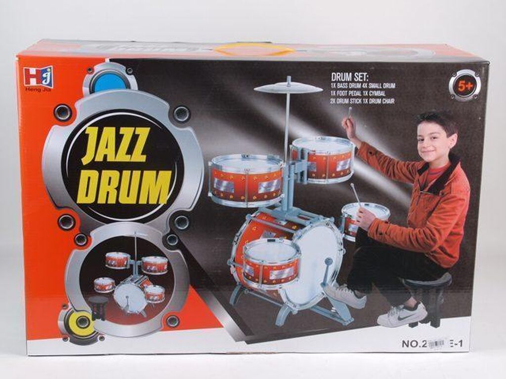 Dečji set bubnjeva “Jazz Drum” (HJ – Heng Jia), preporučen za uzrast